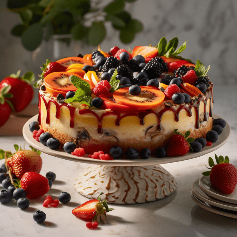 Fruity Cake Fiesta – The Kitchen AI