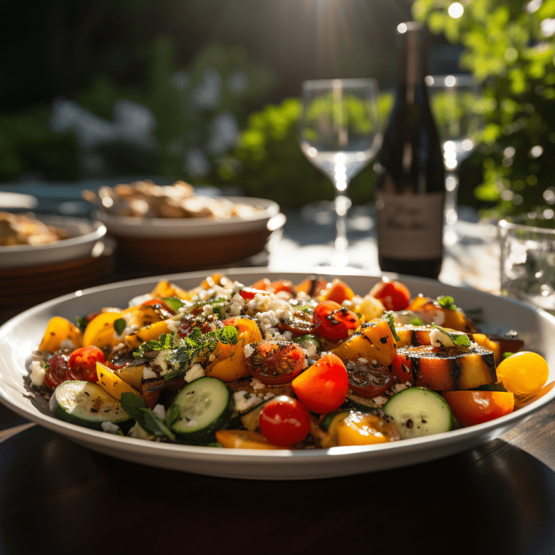 Sun-kissed Summer Harvest Lunch – The Kitchen AI